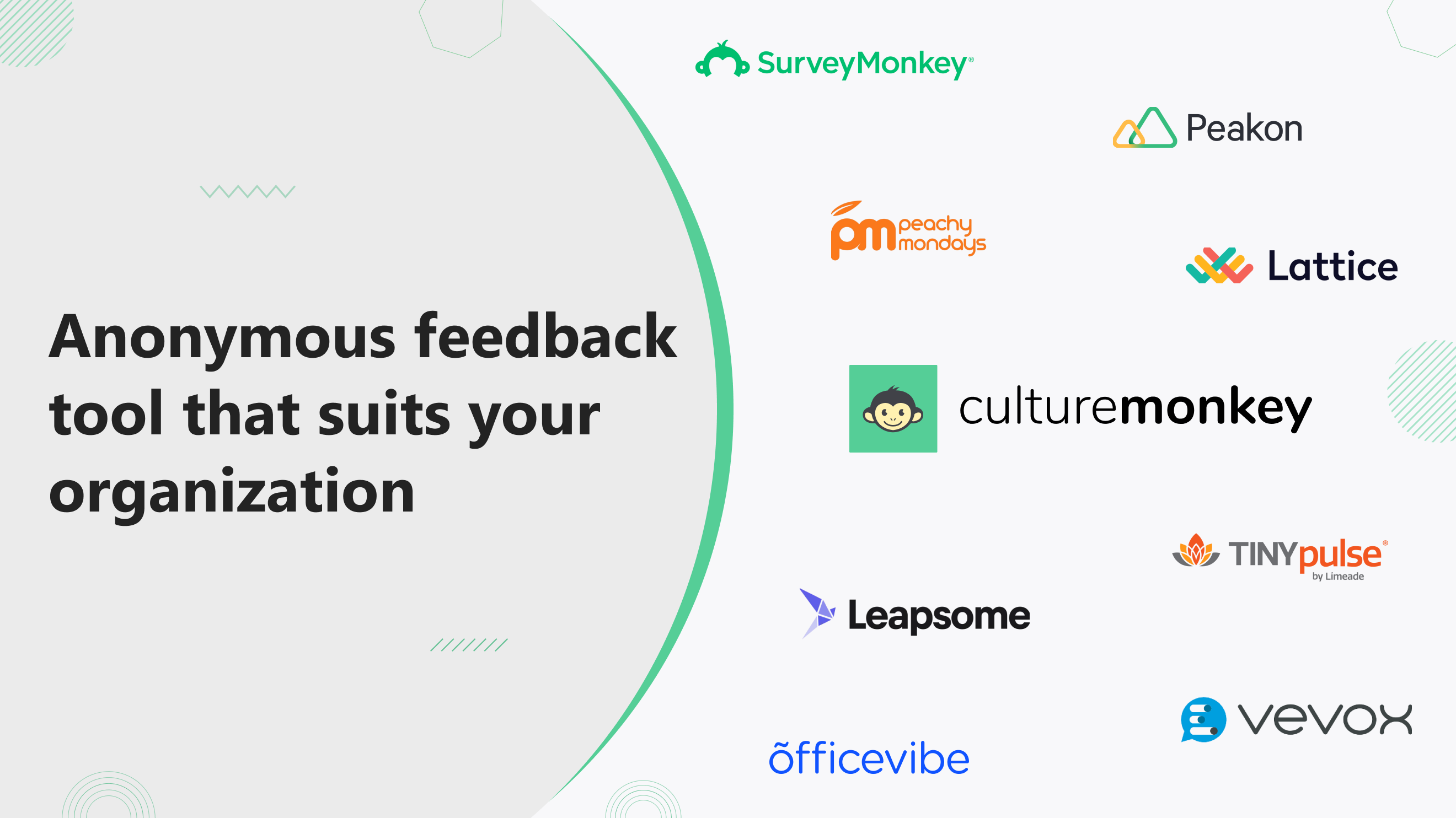 Anonymous feedback tool that suits your organization
