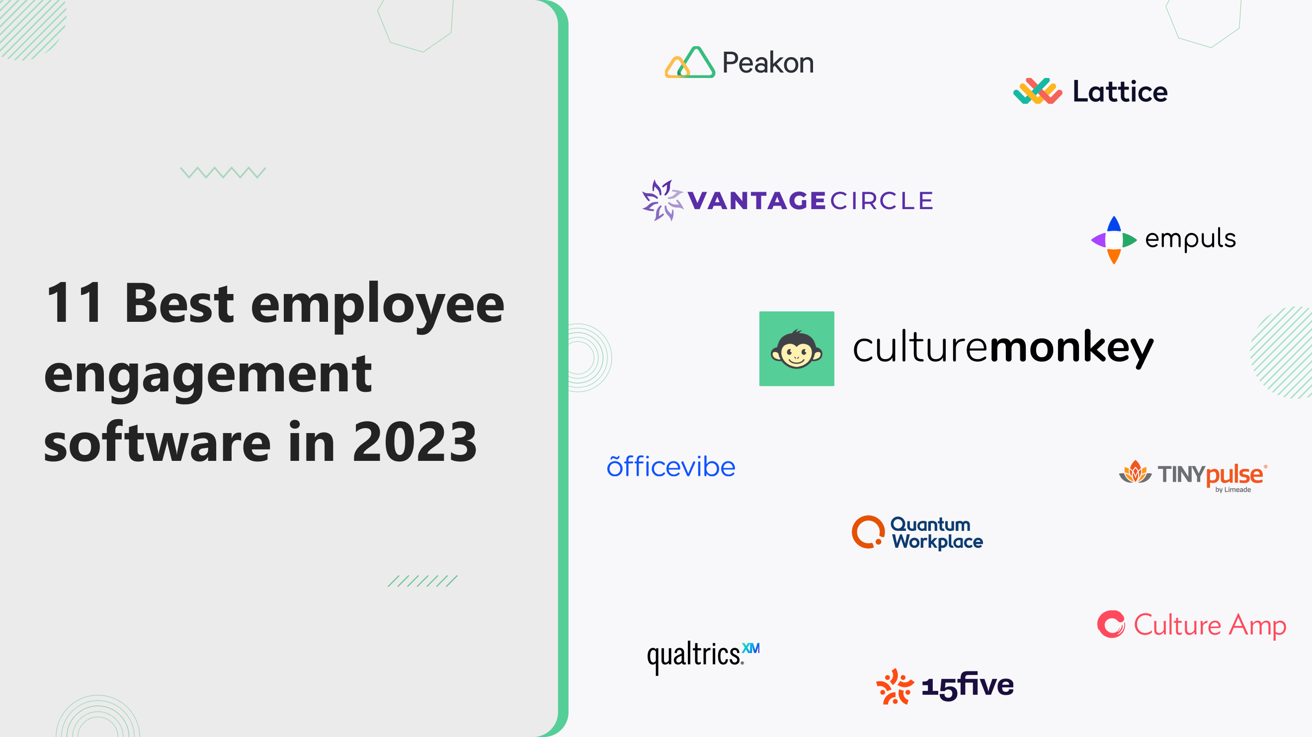 11 Best employee engagement software in 2023 | CultureMonkey
