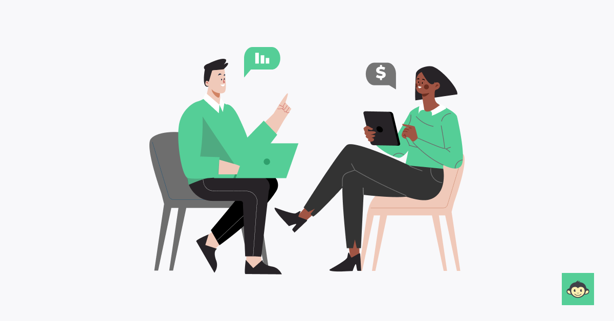 One On One Meeting Clipart