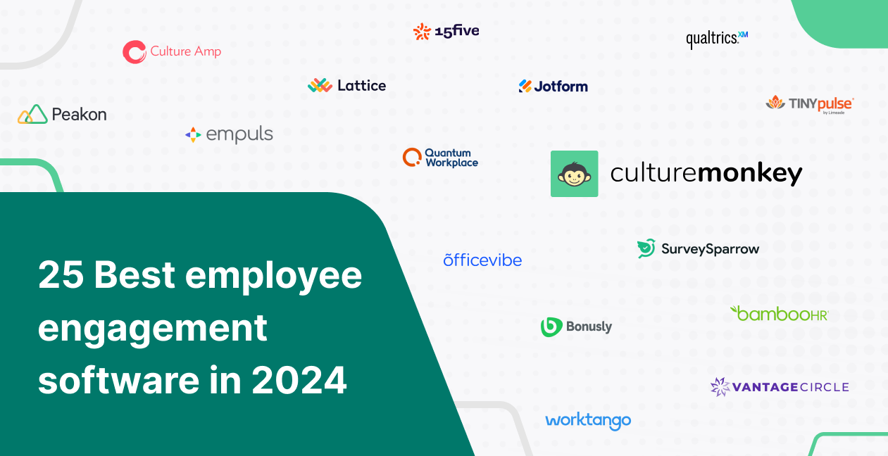 25 Best employee engagement software in 2024 | CultureMonkey