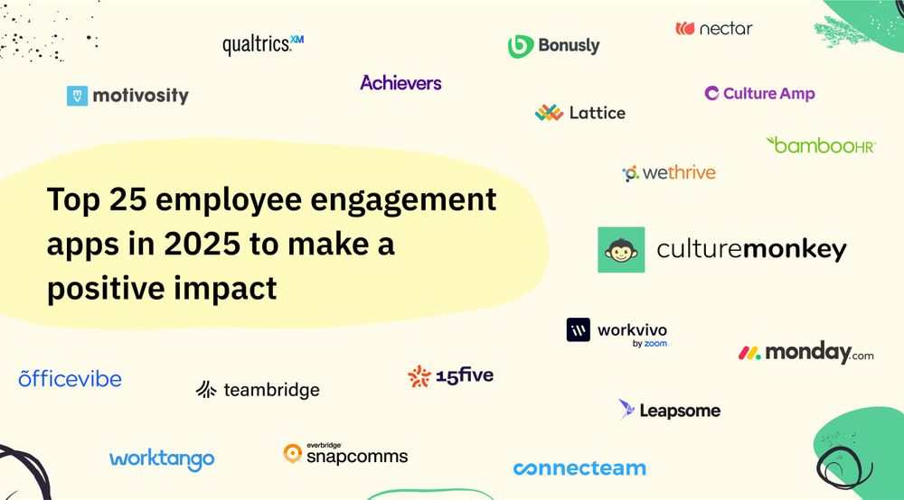Top 25 employee engagement apps in 2025 to make a positive impact