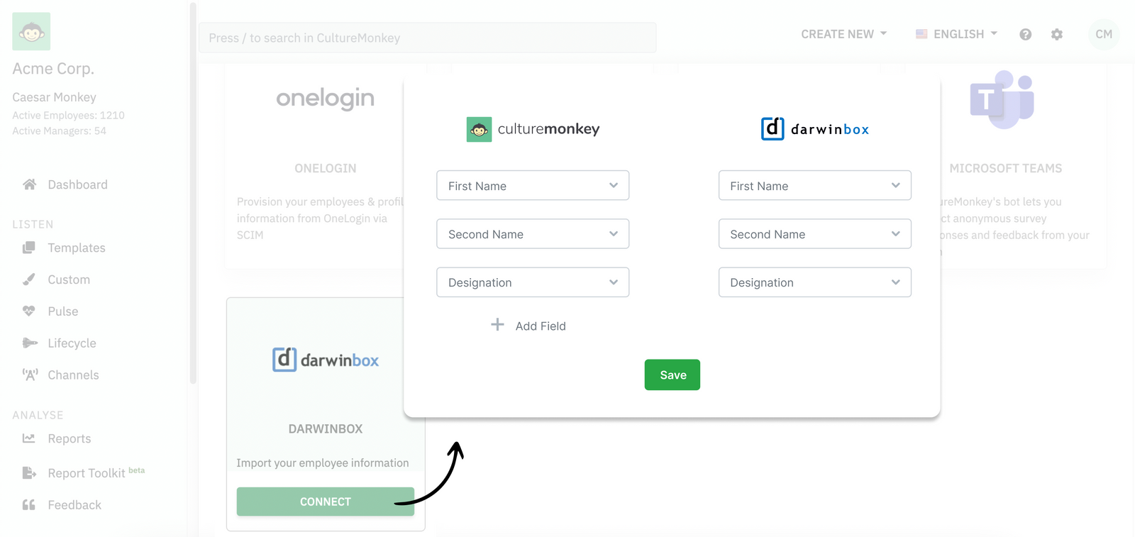 CultureMonkey and Darwinbox integration: For people leaders to enable exceptional employee ...