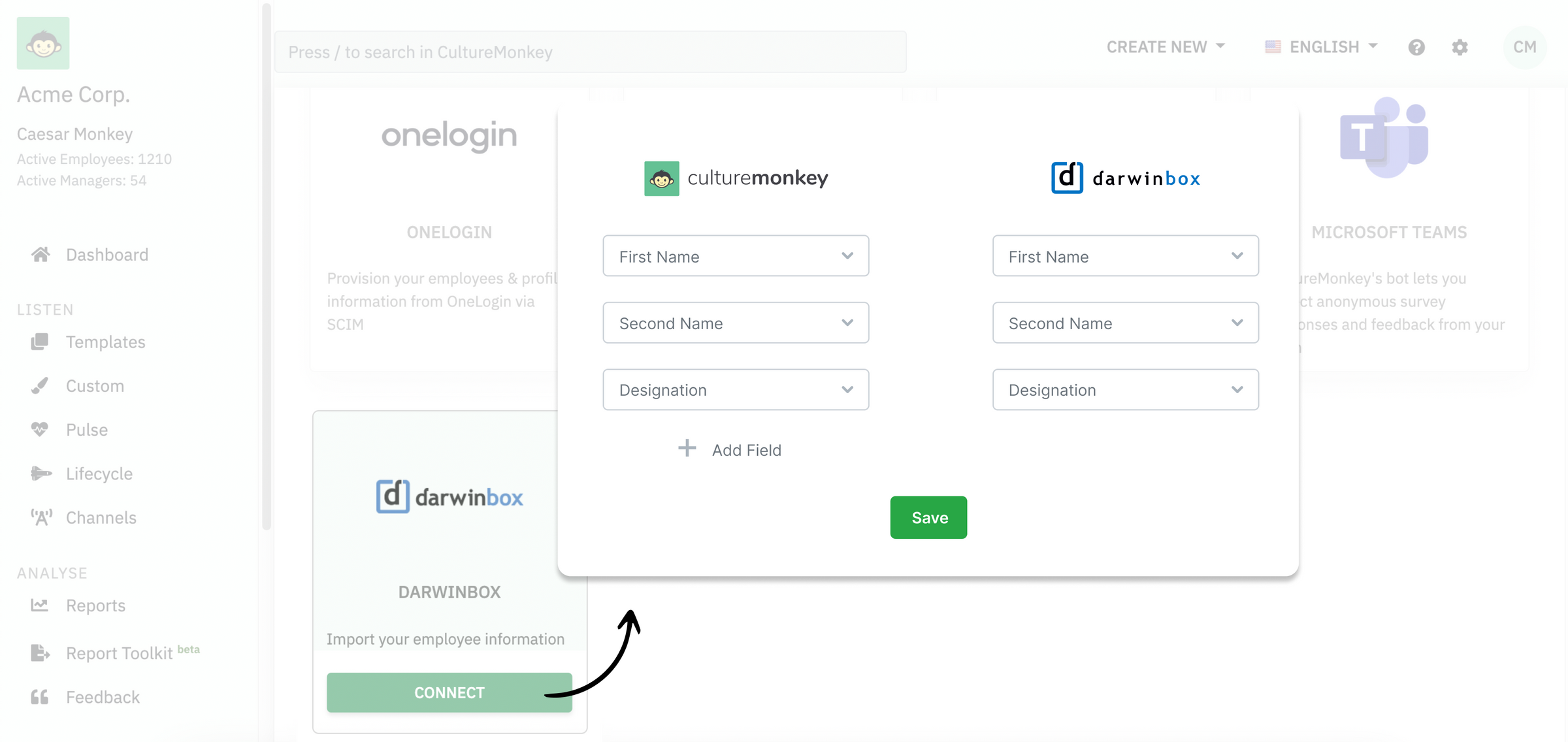 CultureMonkey and Darwinbox integration: For people leaders to enable ...