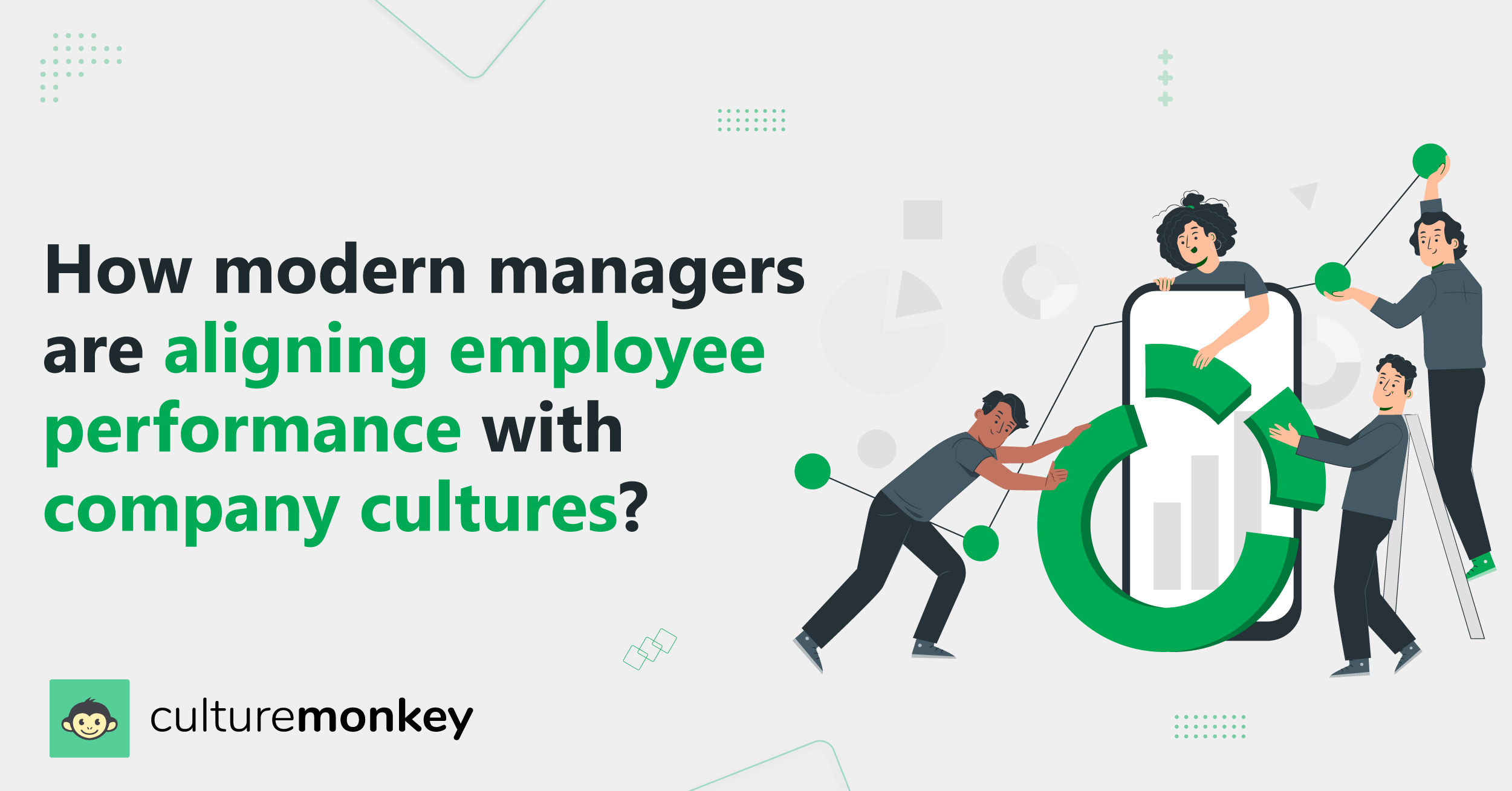 How modern managers can align employee performance with company cultures?