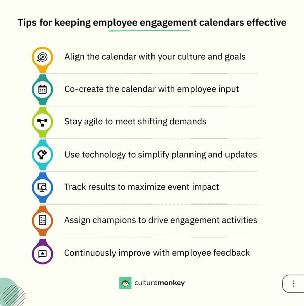 Employee engagement calendar for 2025: A complete guide